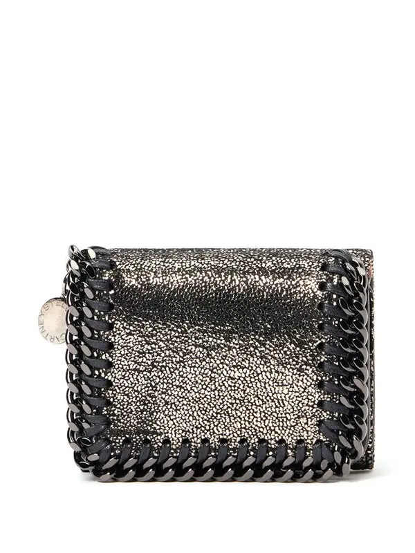 Stella McCartney Falabella Tri-fold Wallet - Black