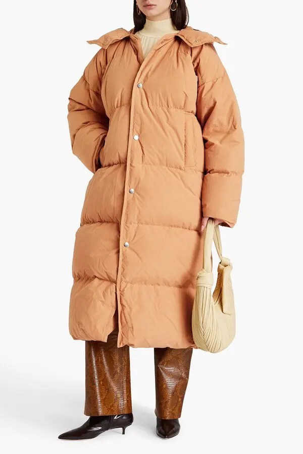 Nanushka Quilted Shell Hooded Coat