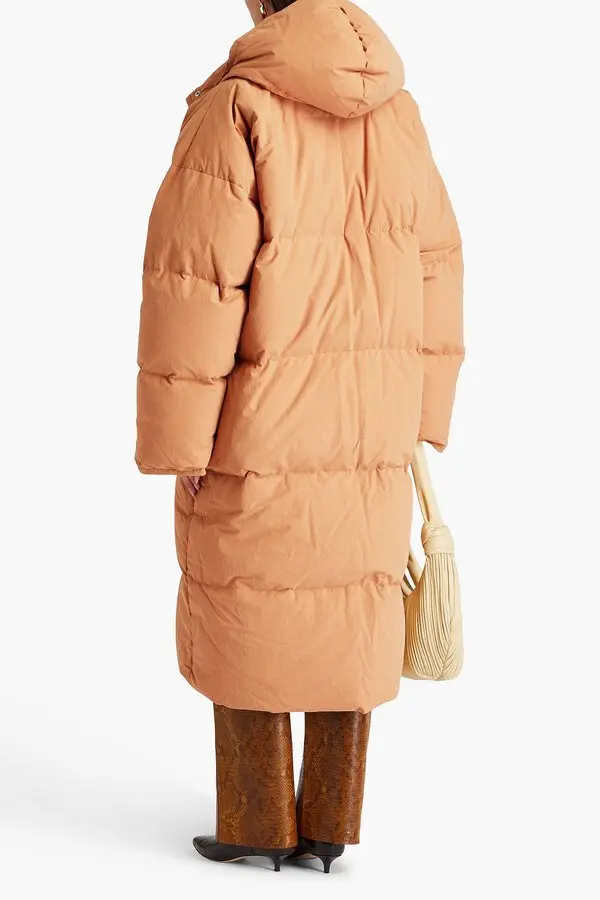Nanushka Quilted Shell Hooded Coat