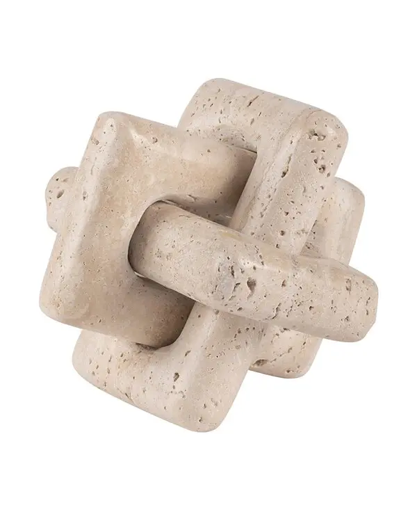 GAURI KOHLI Otago Small Travertine Knot - Beige