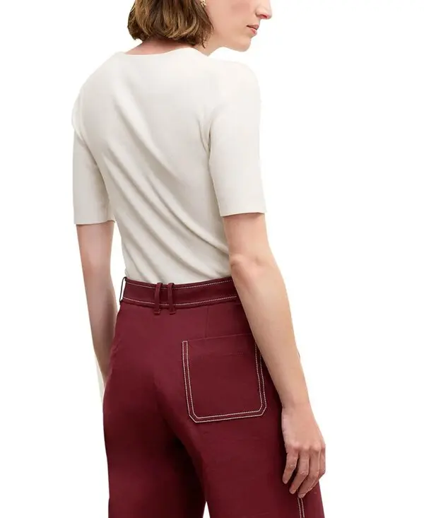 M.M.LAFLEUR Choe Eco 365 Knit Top - Ivory