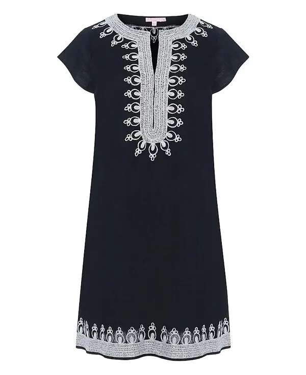 Calypso St. Barth Rowena Tunic Dress - Black