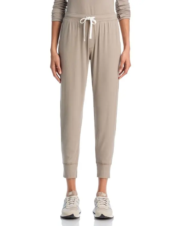 Splits59 Kiki Rib 7/8 Jogger Pants - Latte