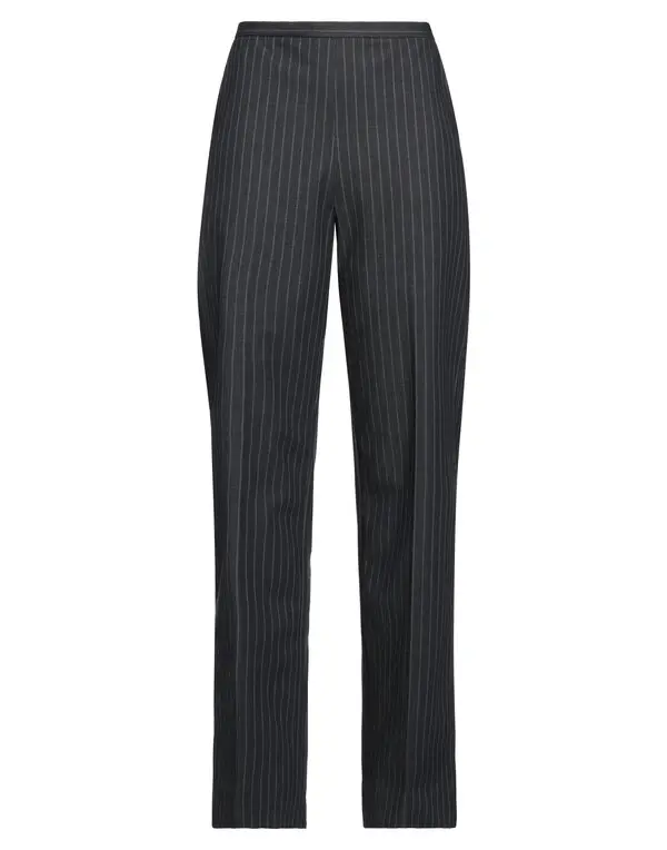 GANNI Wide-leg Pinstriped Pants