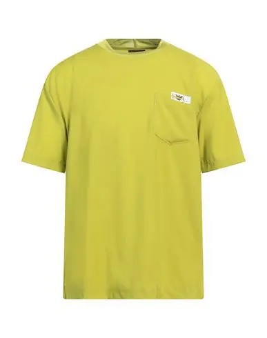 Emporio Armani T-shirt Lime Size Virgin Wool, Viscose - Green