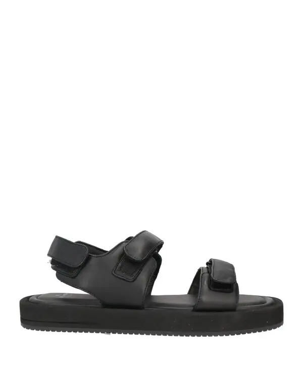 COPENHAGEN  Leather Sandals - Black