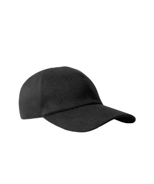 Loro Piana Ivy Cashmere Baseball Cap - Black
