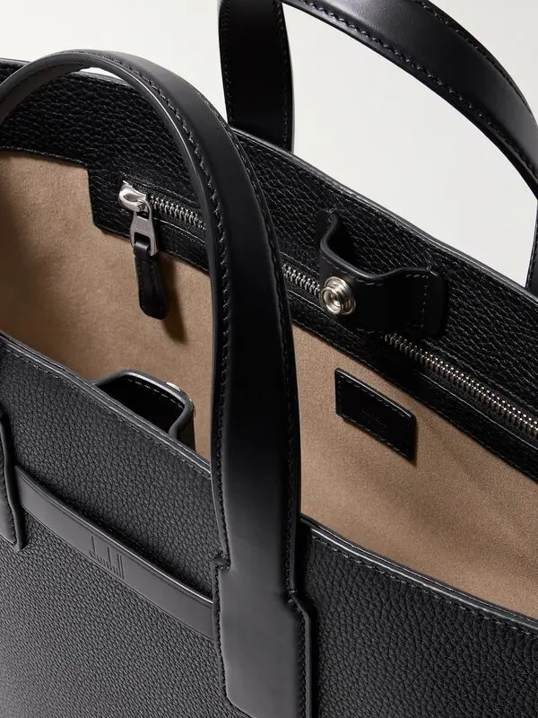 Dunhill 1893 Harness Full-grain Leather Tote Bag