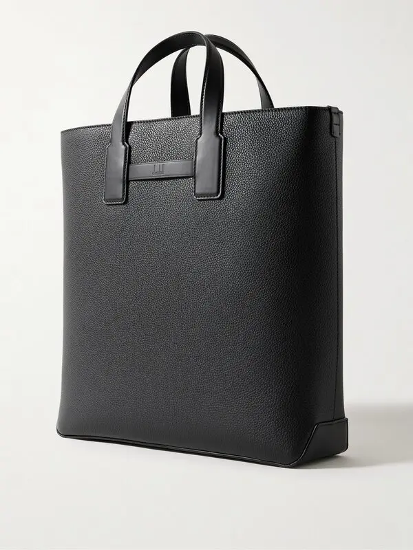 Dunhill 1893 Harness Full-grain Leather Tote Bag