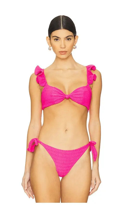 Peixoto Amara Bikini Top - Pink Passion
