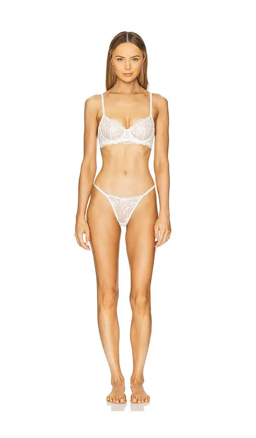 KAT THE LABEL Sofia Underwire Bra - White