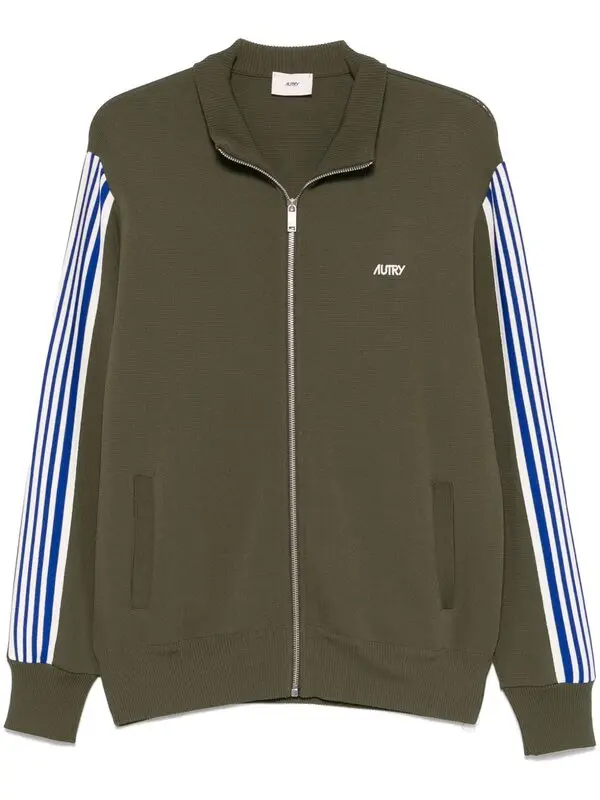 AUTRY Stripe-detail Cardigan