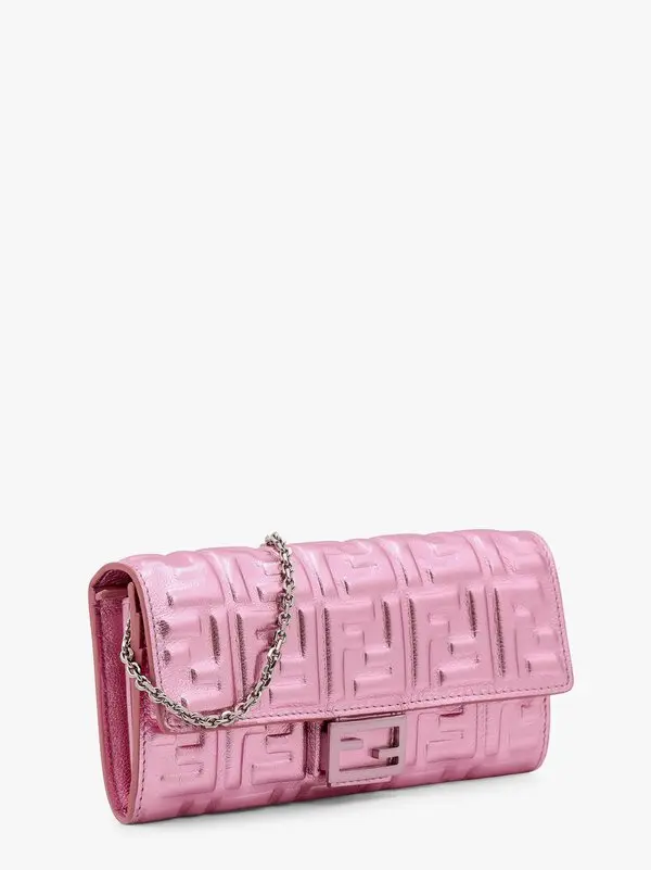Fendi Baguette Continental Chain Wallet
