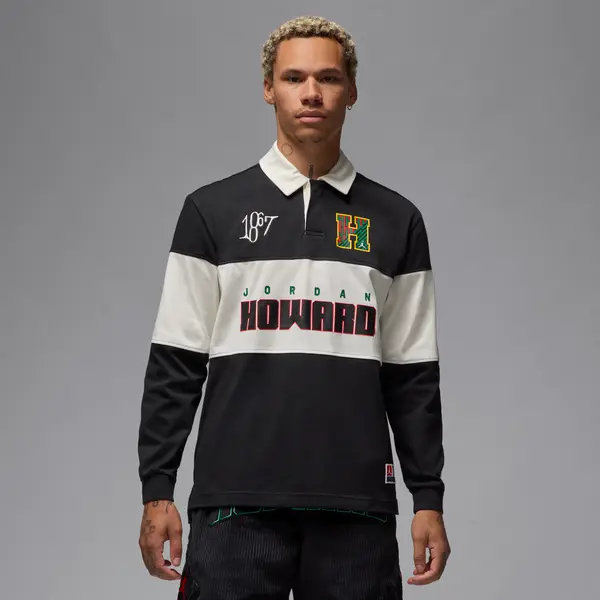 JORDAN X Howard University Long-sleeve Rugby Top