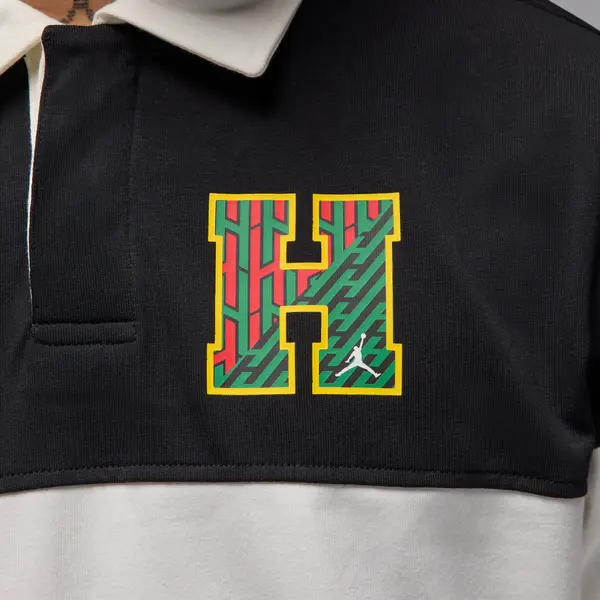 JORDAN X Howard University Long-sleeve Rugby Top