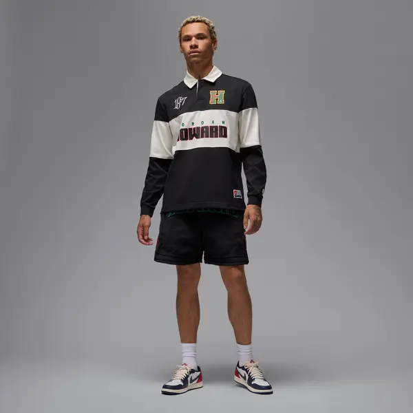 JORDAN X Howard University Long-sleeve Rugby Top