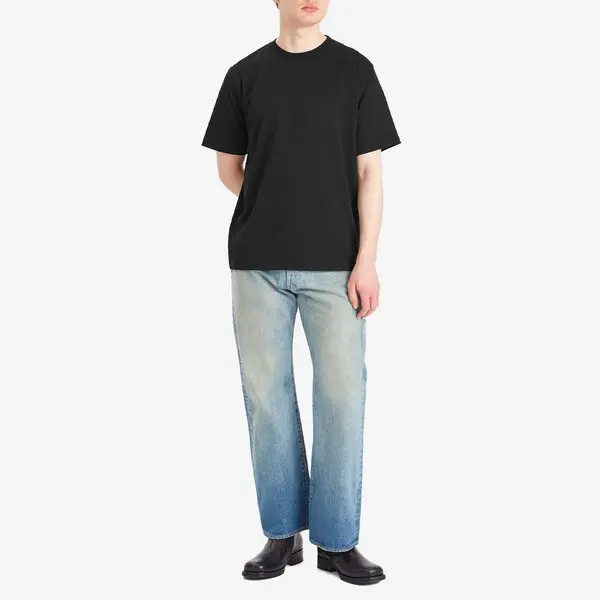 Auralee Luster Plaiting T-shirt - Black