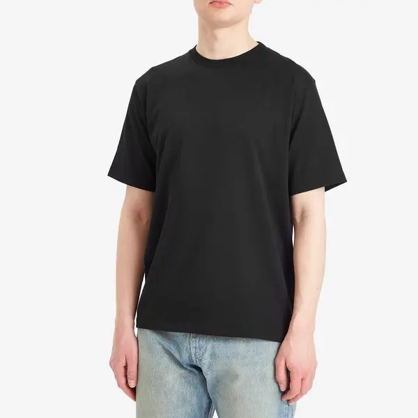 Auralee Luster Plaiting T-shirt - Black