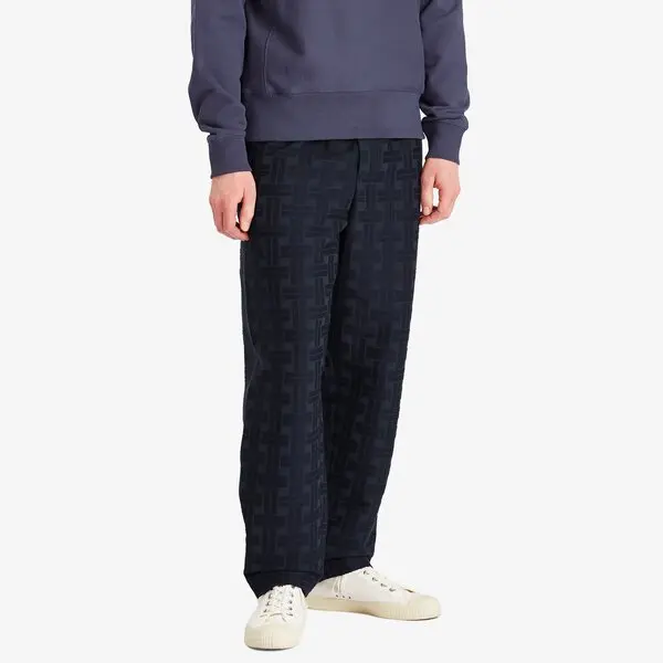 Kenzo Weave Tapered Leg Trousers
