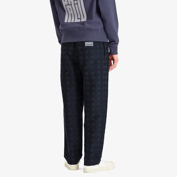 Kenzo Weave Tapered Leg Trousers