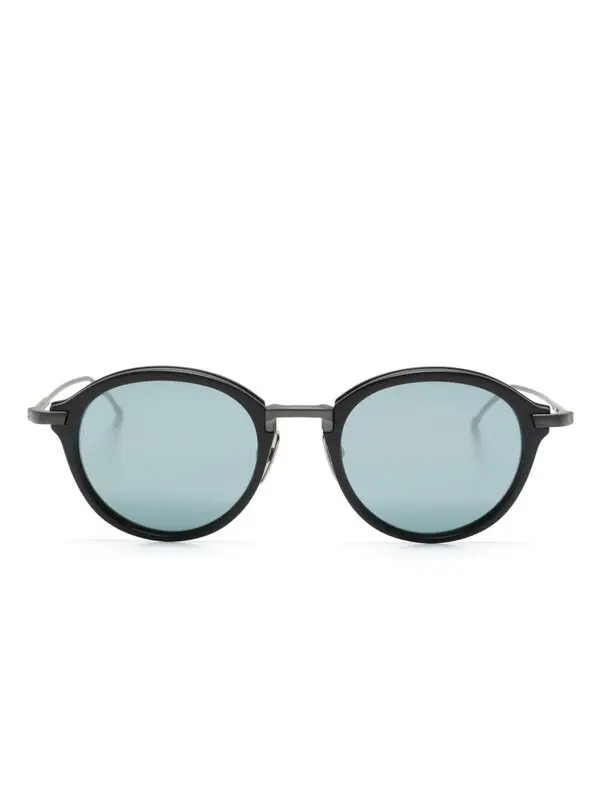 Thom Browne Round-frame Sunglasses - Black