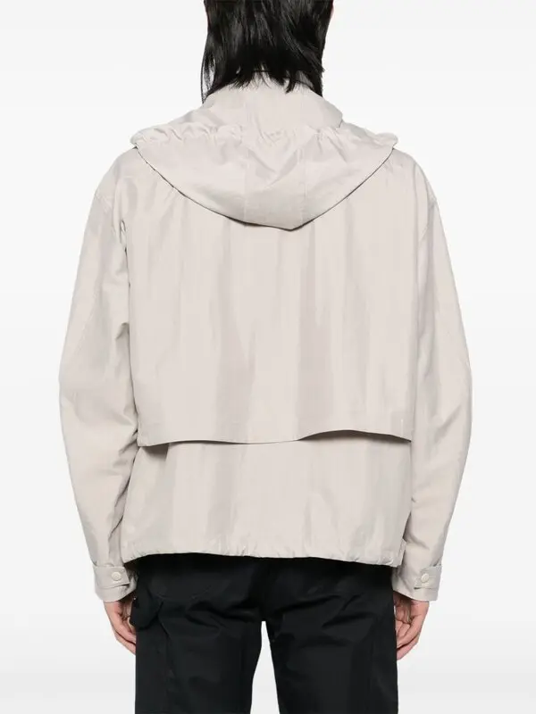 Jiyongkim Detachable Zip-Up Jacket - White | Editorialist