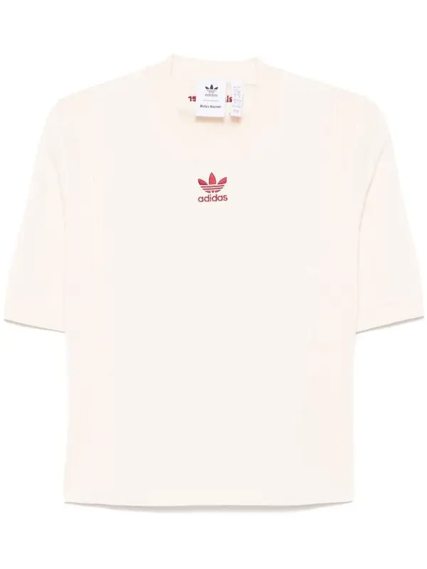 Adidas X Wales Bonner Knitted T-shirt - Neutrals
