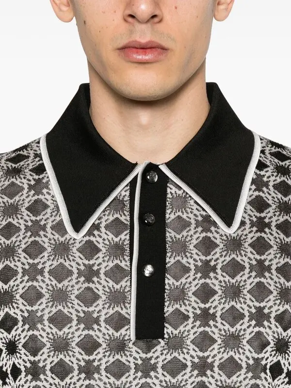 Amiri Patterned Polo Shirt