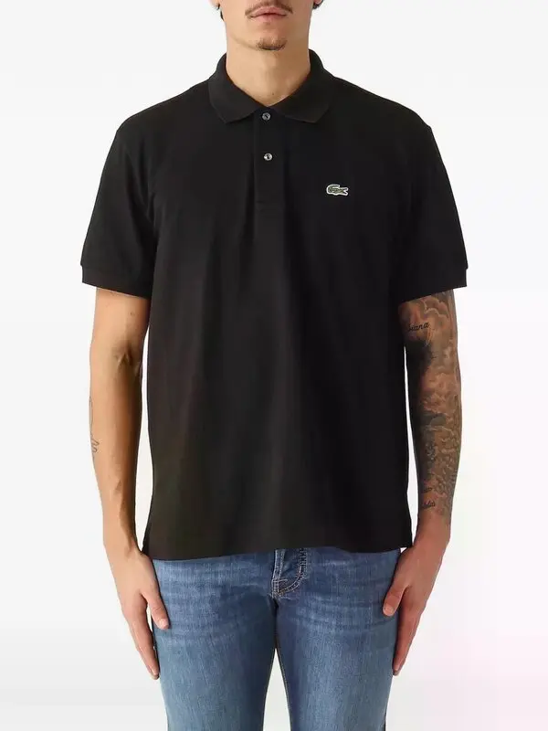 Lacoste Classic Fit L.12.12 Piqué Polo Shirt - Black