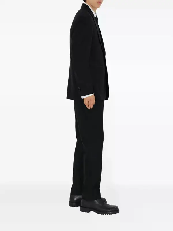 Burberry Wool Tailored Trousers - Black