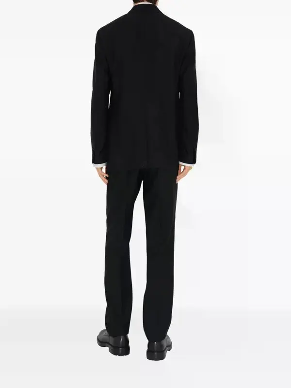 Burberry Wool Tailored Trousers - Black