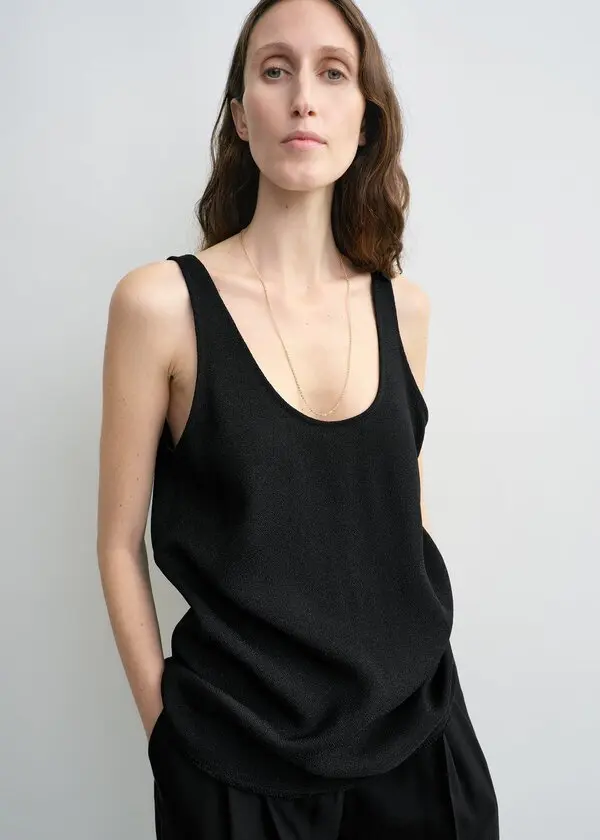 TOTEME Sablé Tank - Black
