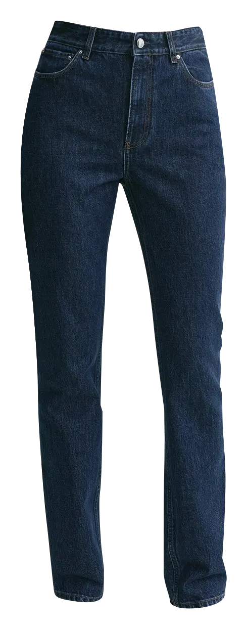 TOTEME High Rise Slim Leg Jeans - Indigo