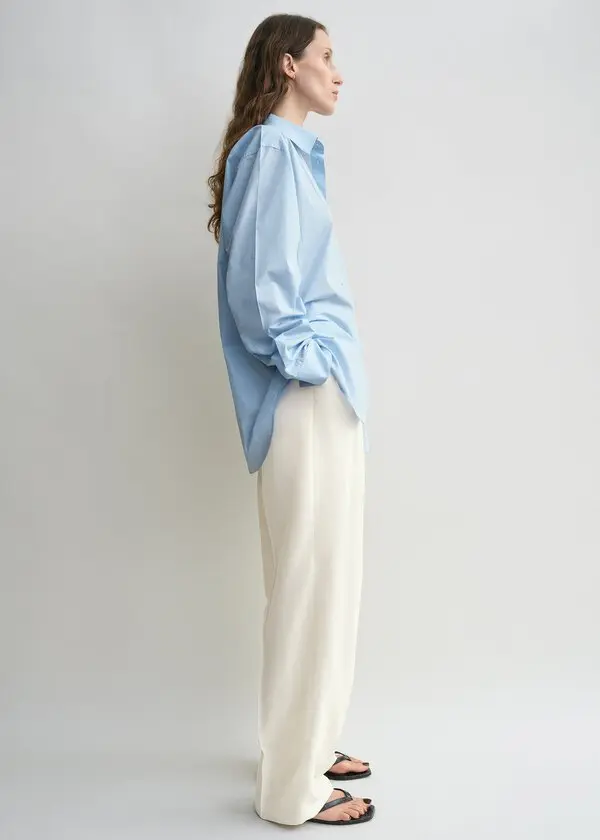 TOTEME Classic Tumbled Shirt - Sky