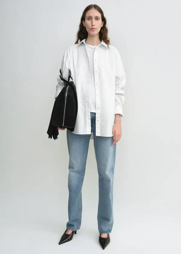 TOTEME Classic Tumbled Shirt - White
