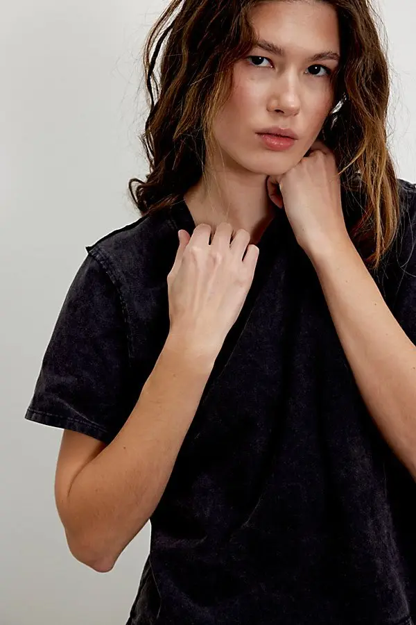 Free People Everyday Tee - Black