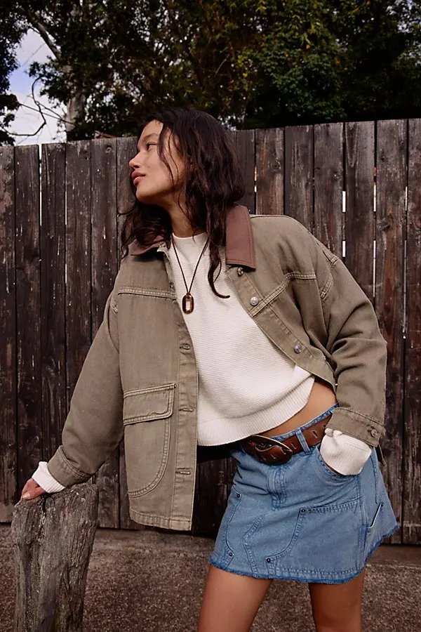 Free People We The Free Denim Jacket - Caiman