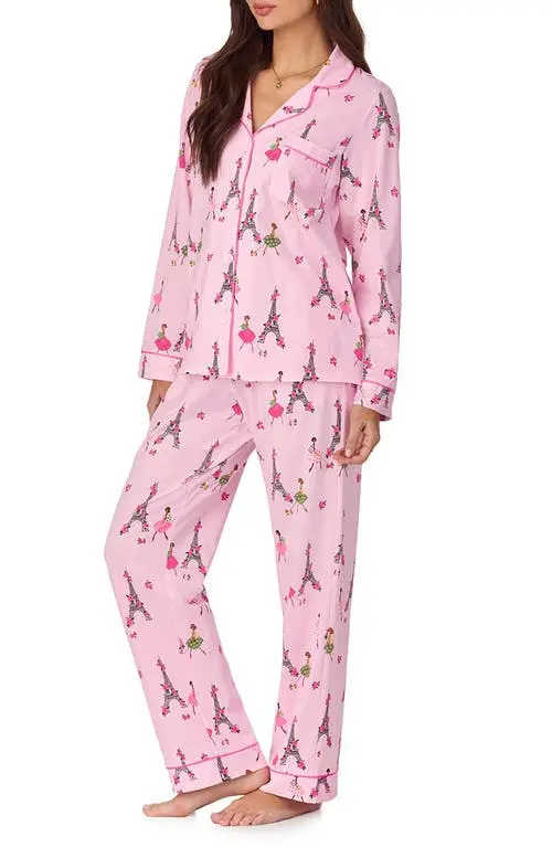 BEDHEAD PAJAMAS Print Stretch Jersey Pajamas - Tres Chic