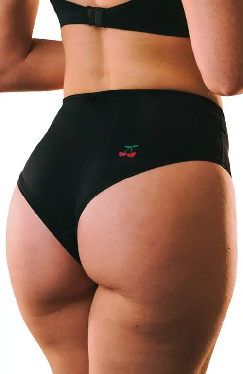 CHEEKY CHERRY Leakproof Everyday Liner Ultra Smooth Full Brief - Onyx