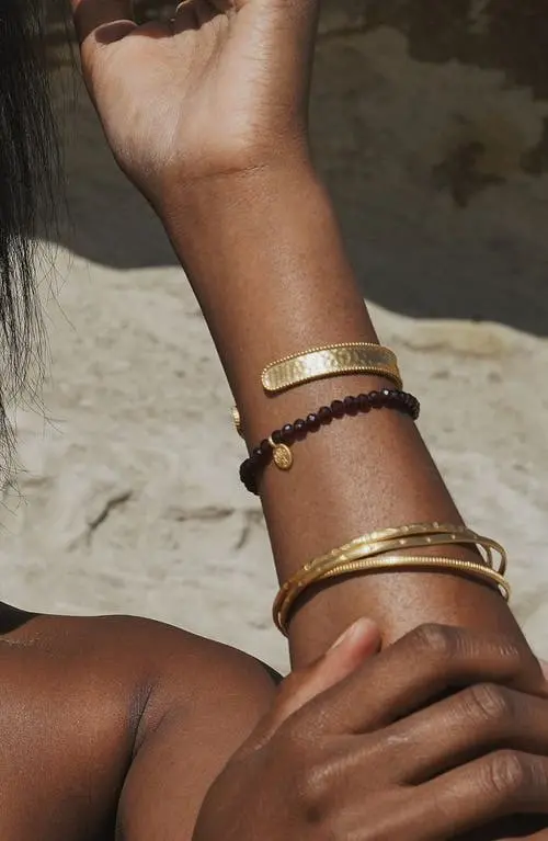 SATYA JEWELRY Tree Of Life Garnet Bracelet