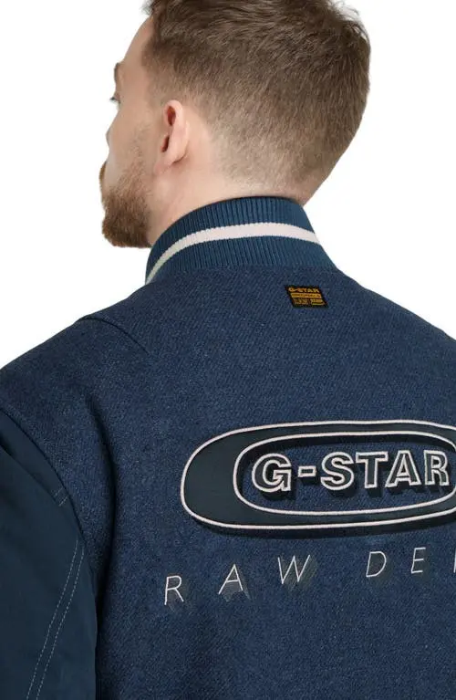 G-star Raw Varsity Recycled Wool-blend Jacket