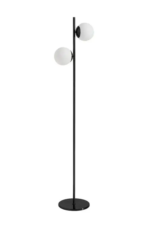 BRIGHTECH Sphere 65" Led Contemporary Tree Floor Lamp With Frosted Glass Globes