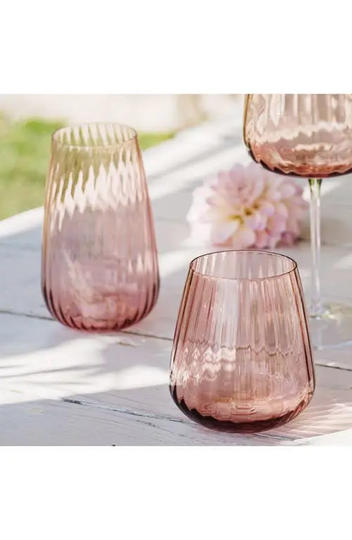 VIETRI Francesca Highball Glass - Pink