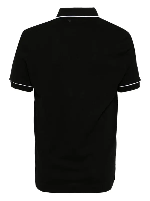 Lacoste Paris Stretch Piqué Polo Shirt - Black