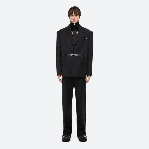Helmut Lang Zip Driver Relaxed Blazer