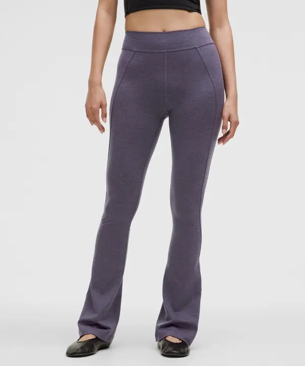 Lululemon Split-hem High-rise Mini-flare Pant - Nightfall/nightfall