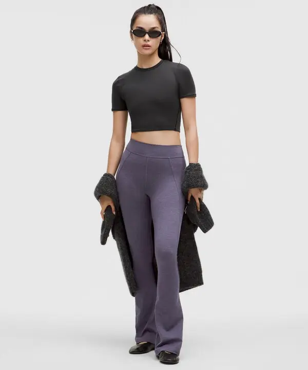 Lululemon Split-hem High-rise Mini-flare Pant - Nightfall/nightfall