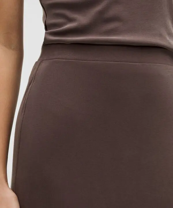 Lululemon Drapey Softstreme Column Midi Skirt