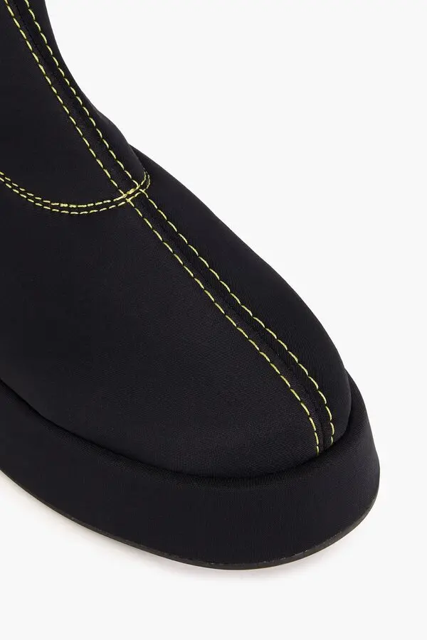GANNI Scuba Platform Thigh Boots