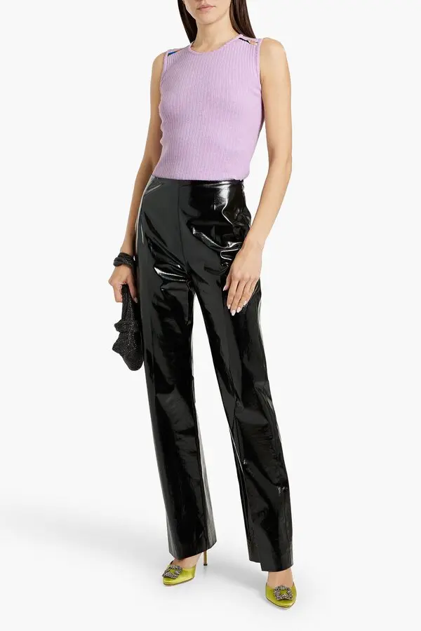 Emilio Pucci Ribbed Cotton Tank - Lilac
